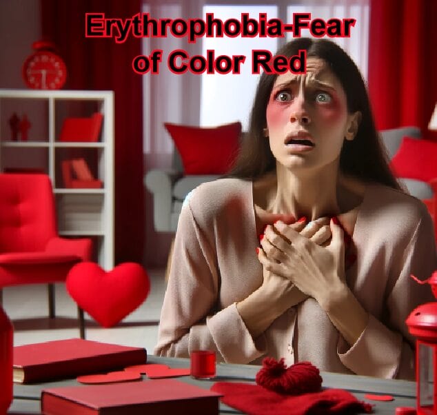 Erythrophobia - Fear of Color Red
